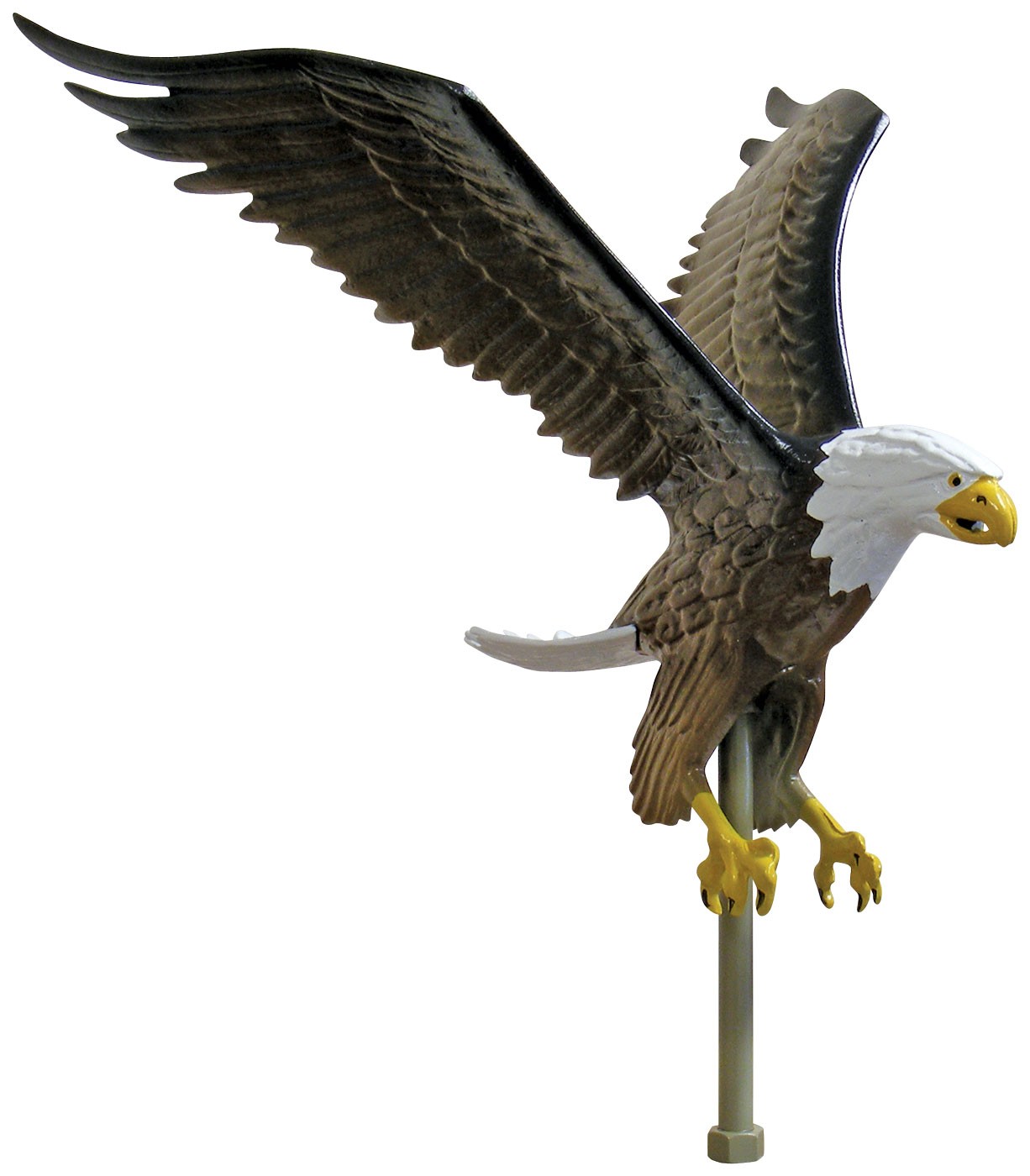 12 in. Natural Color Eagle Flag Pole Ornament