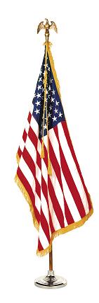 Indoor U.S. Flag Pole Sets - Admiral Flag Poles, Inc.