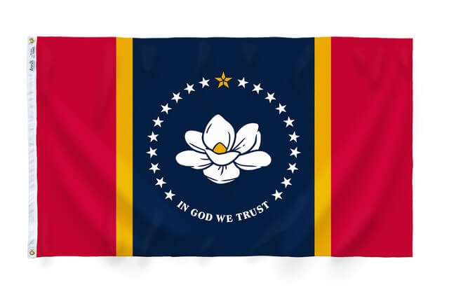 State > Mississippi Flags - Admiral Flag Poles, Inc.